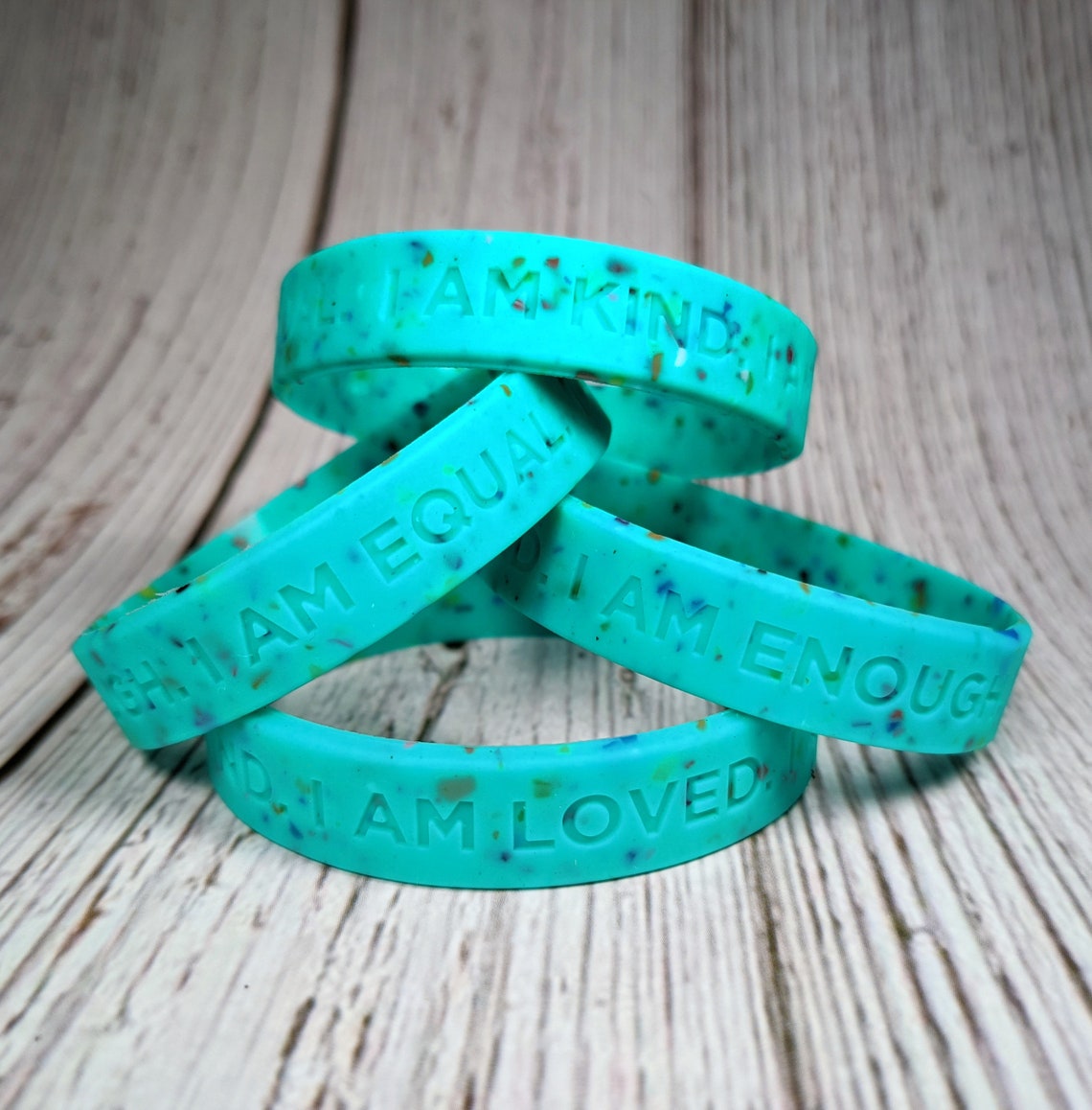 Positive Affirmation Kids Wrist Band - Etsy UK