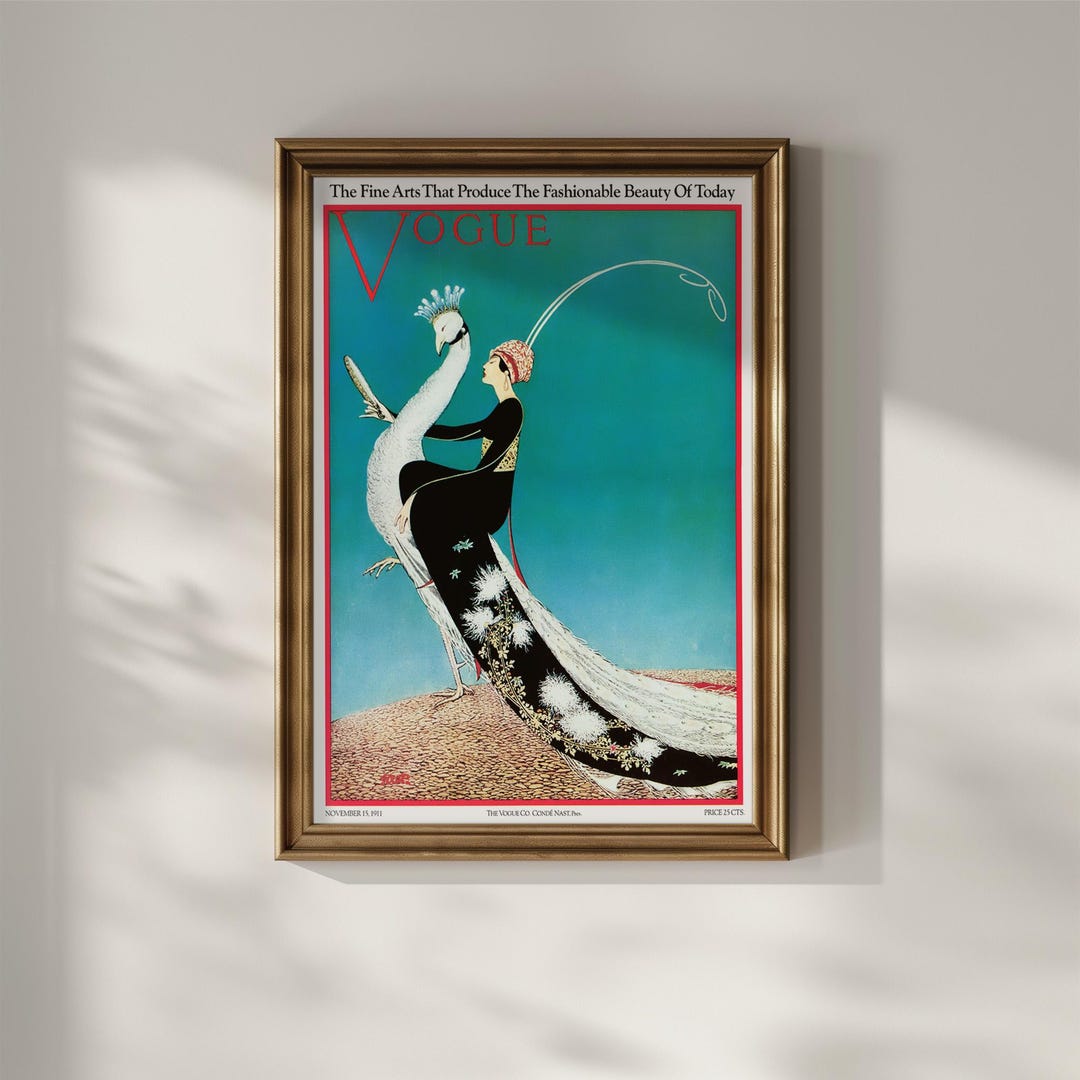 Printable Vogue Magazine Cover Art (digital Download Only) - Etsy