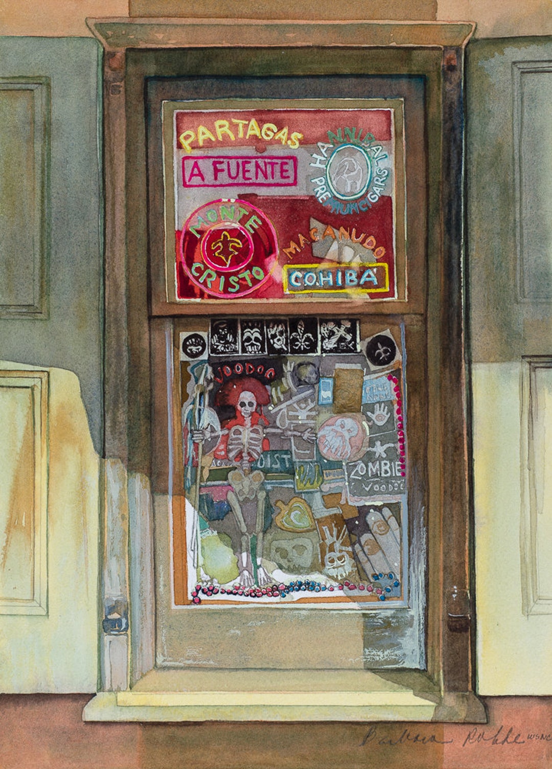 Voodoo Window Original, Matted 14x18 - Etsy