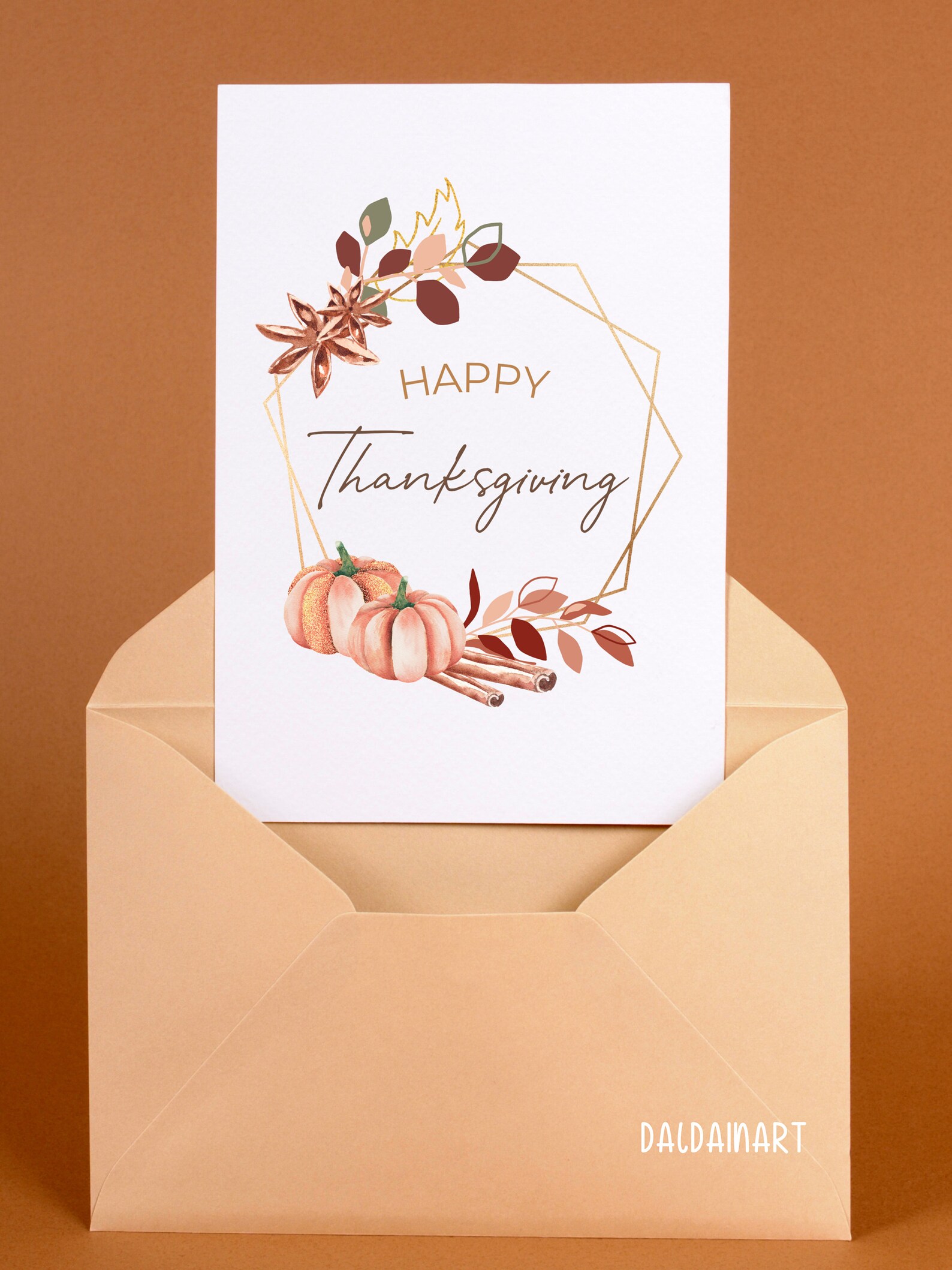 Thanksgiving Greeting Card PRINTABLE Happy Thanksgiving | Etsy