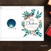 Merry Christmas Cards PRINTABLE Holly Merry Christmas and A - Etsy