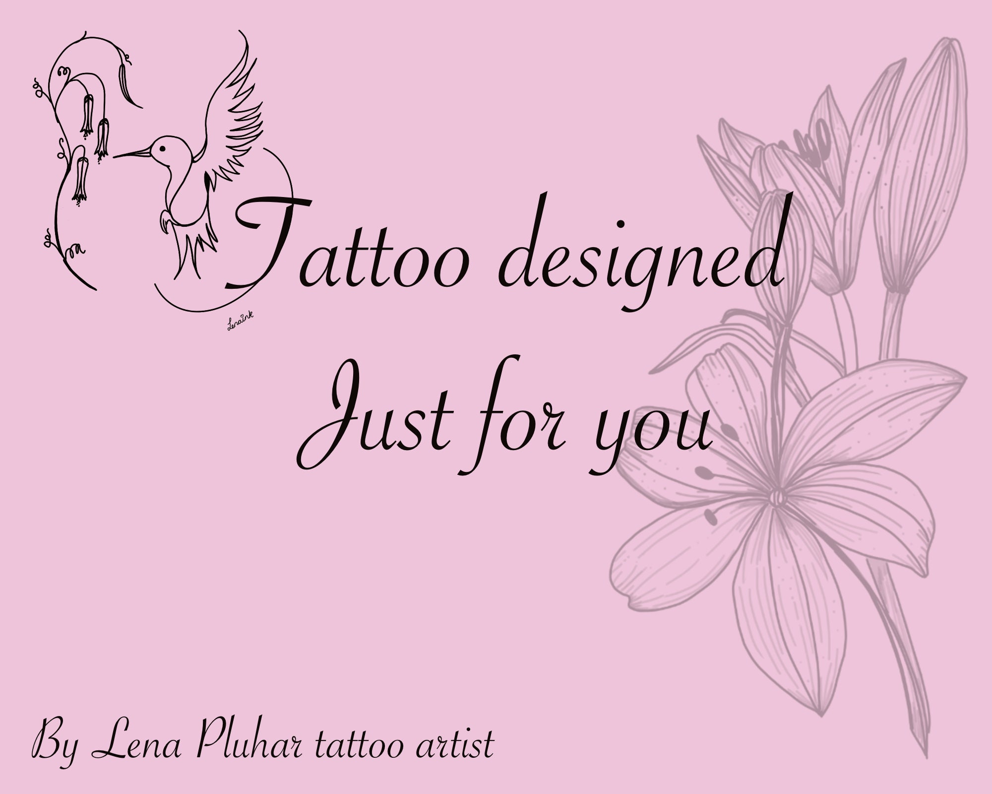 Custom Tattoo Design Tattoo Commission Personalised Tattoo Etsy Australia