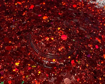 Ruby Red Glitter | Etsy