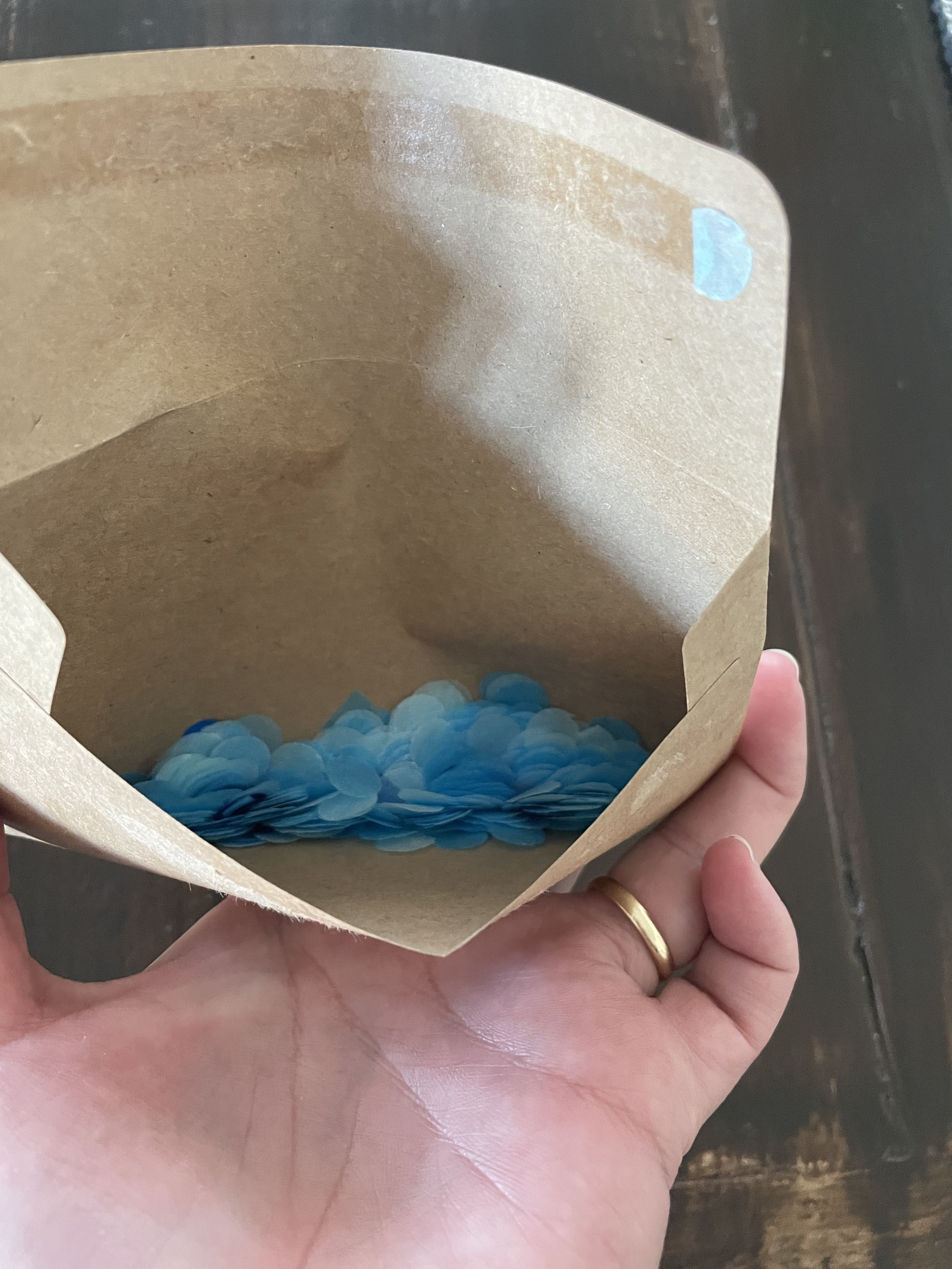 Personalized Baby Gender Reveal Envelopes With Blue or Pink Colored ...