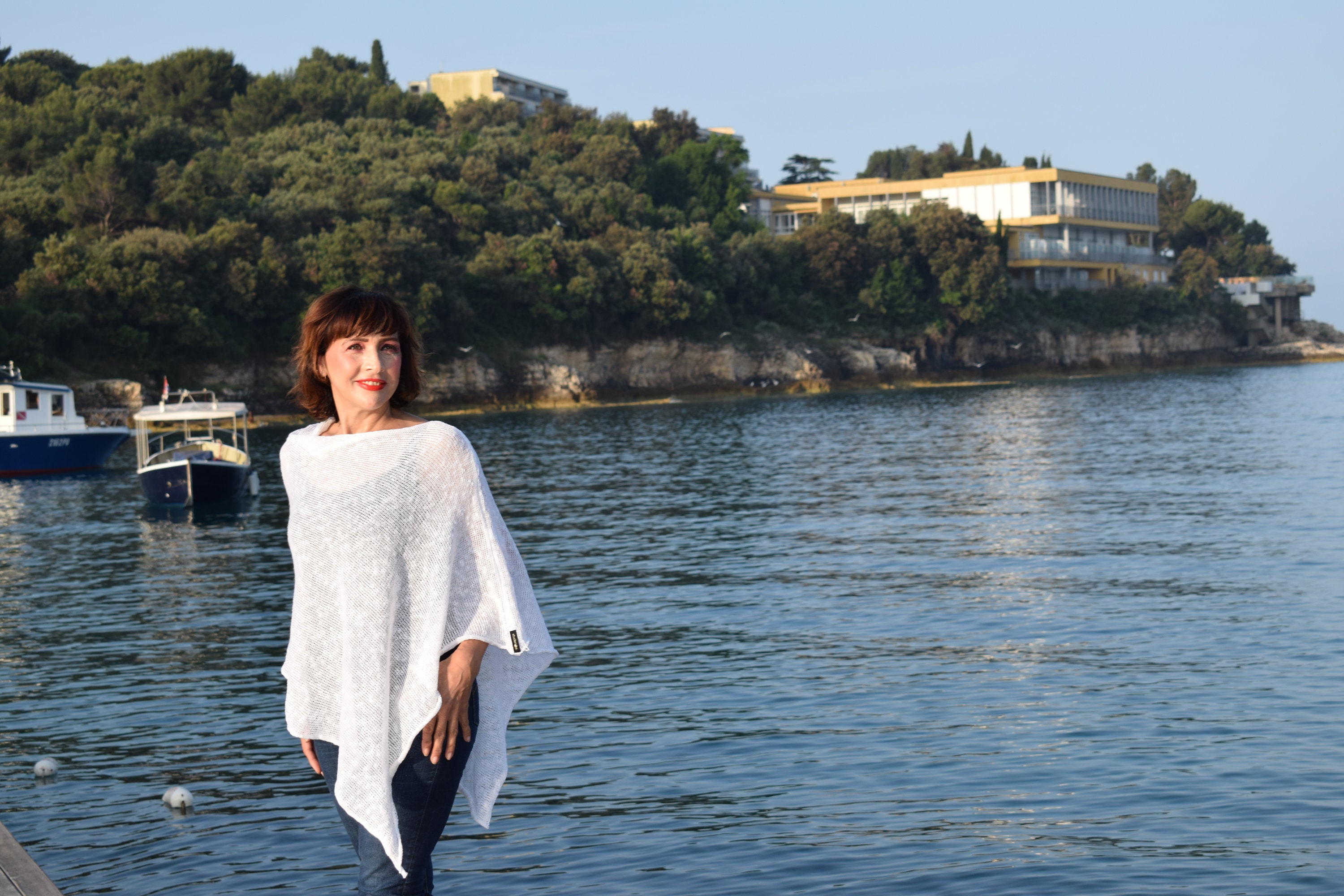 Summer Poncho Knitting Pattern for Beginner . Pdf Knitting Tutorial for ...