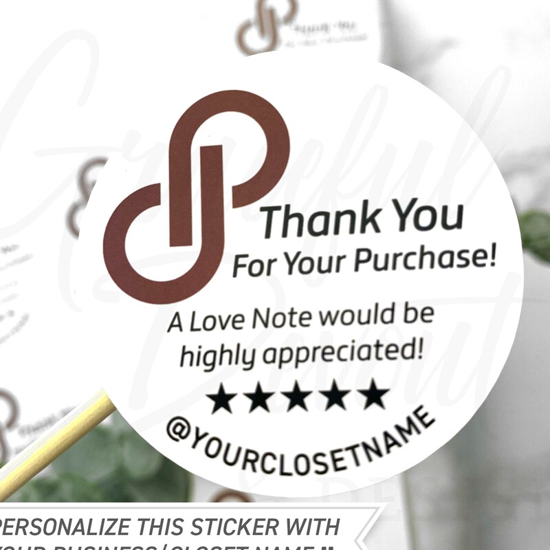 Poshmark Thank You Cards - Etsy