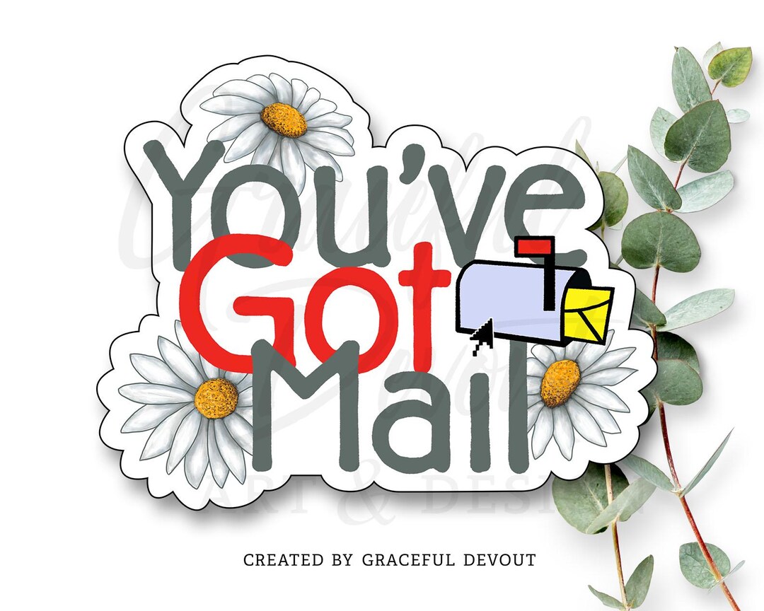 You've Got Mail - 2", Stickers, Daisies, Fun Stickers, Shipping ...