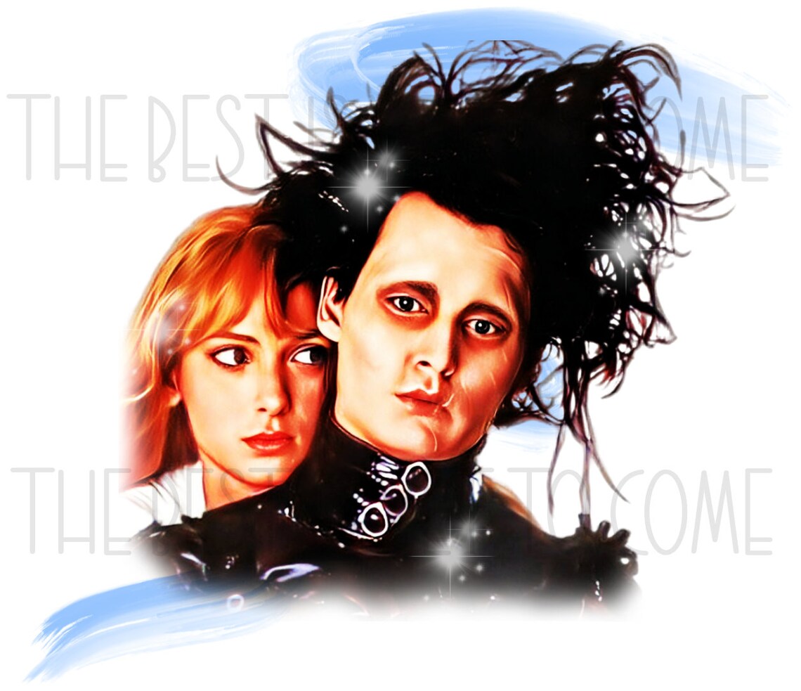 Edward Scissorhands and Kim Digital Download PNG File - Etsy