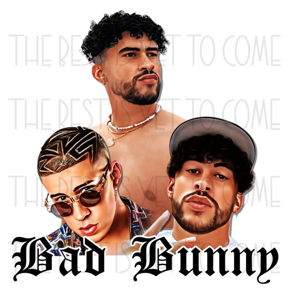 Bad Bunny Collage Digital Download Png File - Etsy