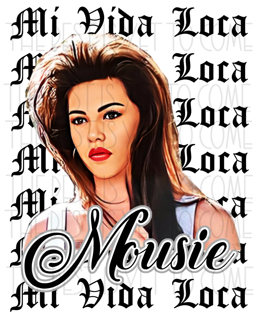 Mousie Mi Vida Loca Stacked Digital Download Png File Etsy