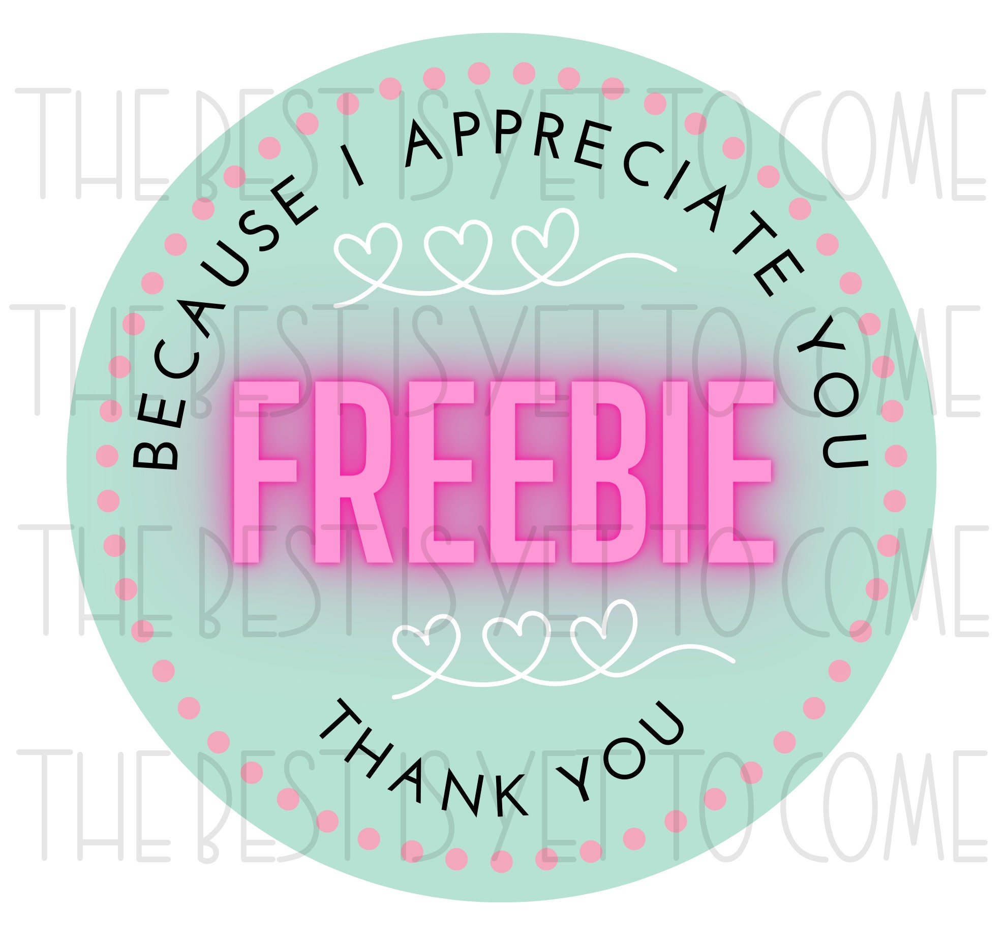 Freebies Sticker Digital Download PNG File - Etsy Canada
