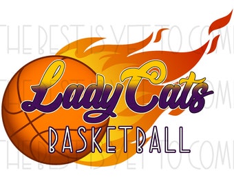 Ladycats Basketball Png - Etsy