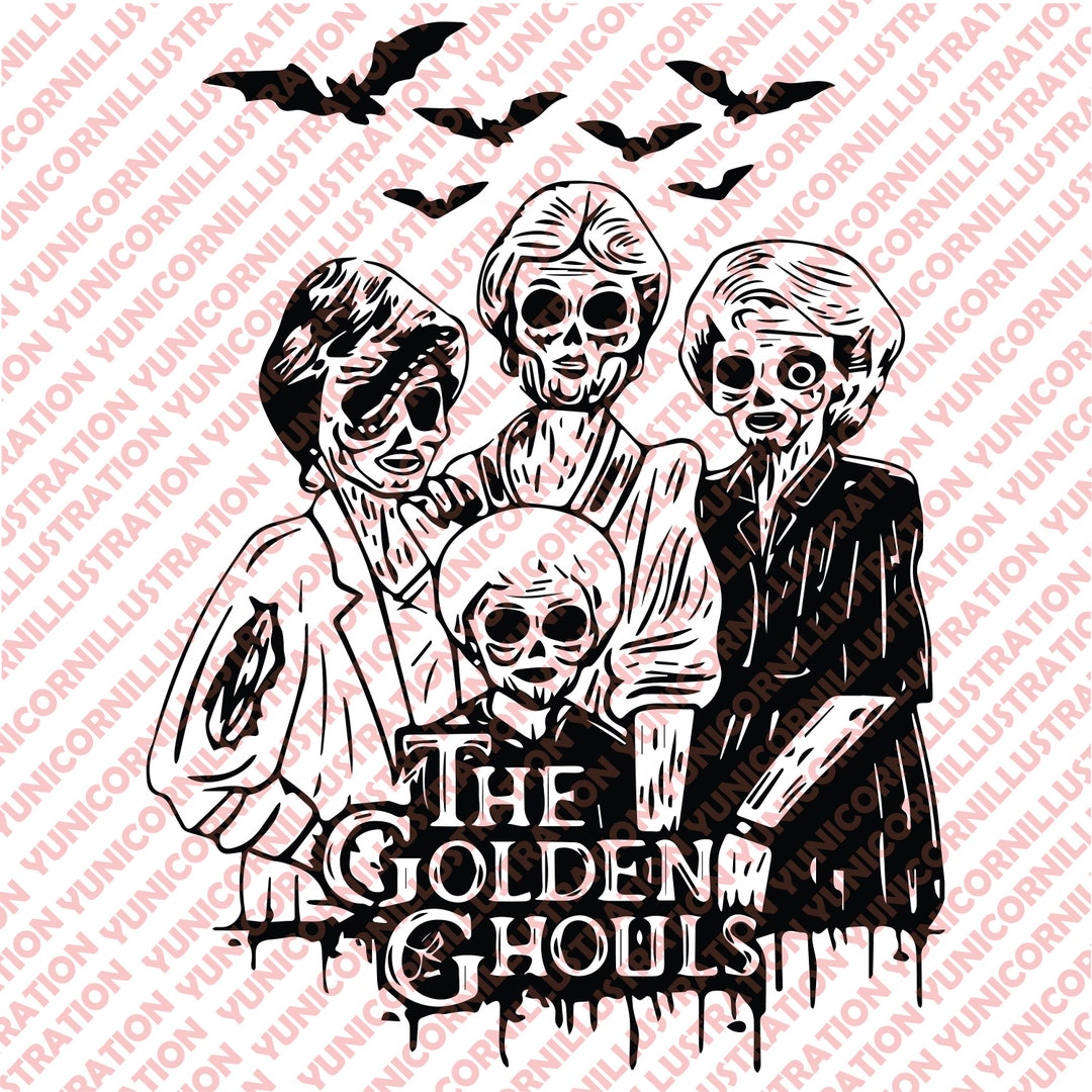 Golden Ghouls SVG, Halloween Png Friends Halloween Svg, Golden Girls ...
