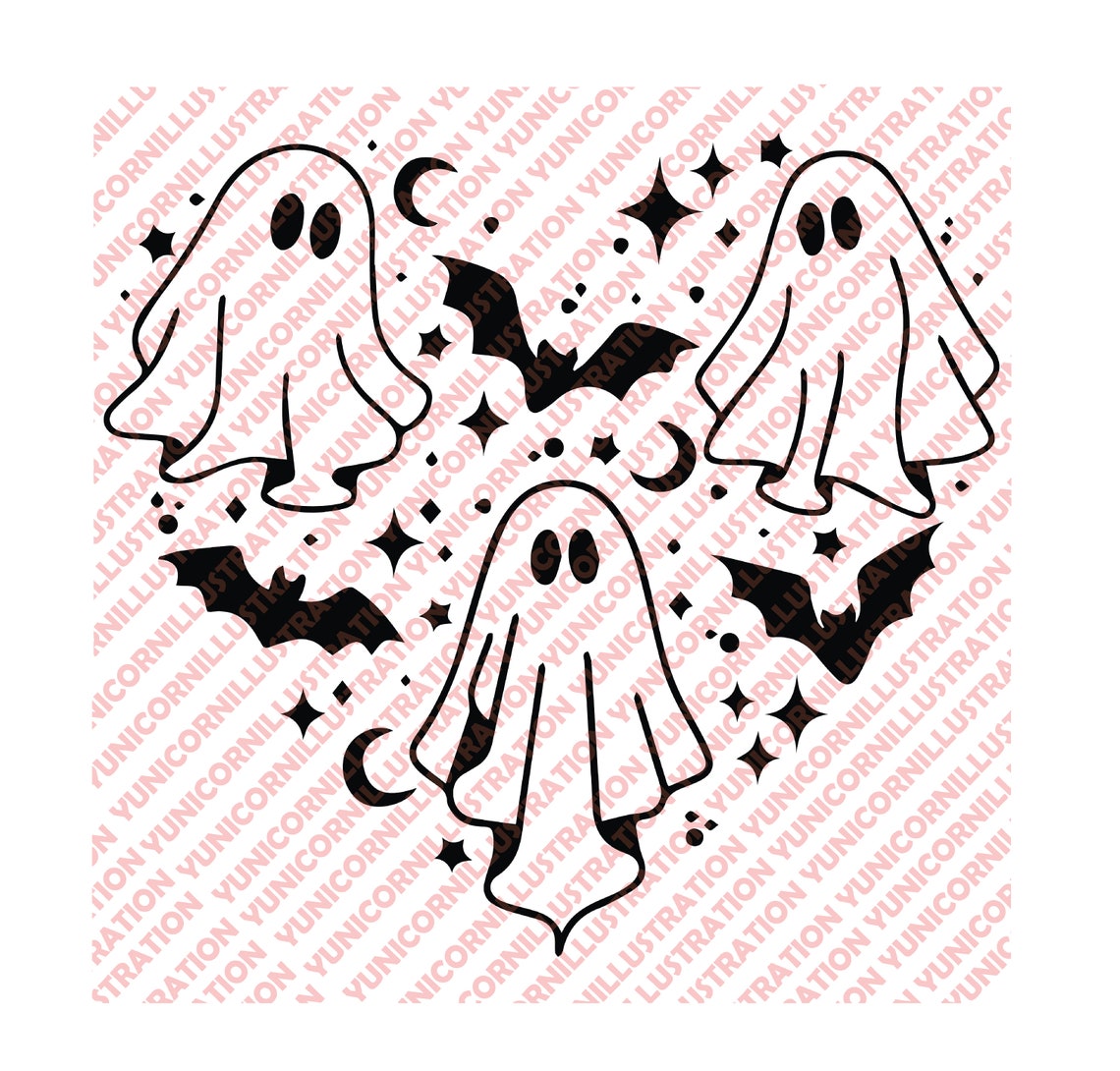 Ghost PNG, SVG, Funny Ghost Instant Download, Sublimation Graphics ...