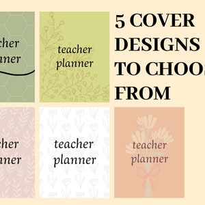 Teacher Planner- PDF Planner Printable- Printable Planner- Undated ...