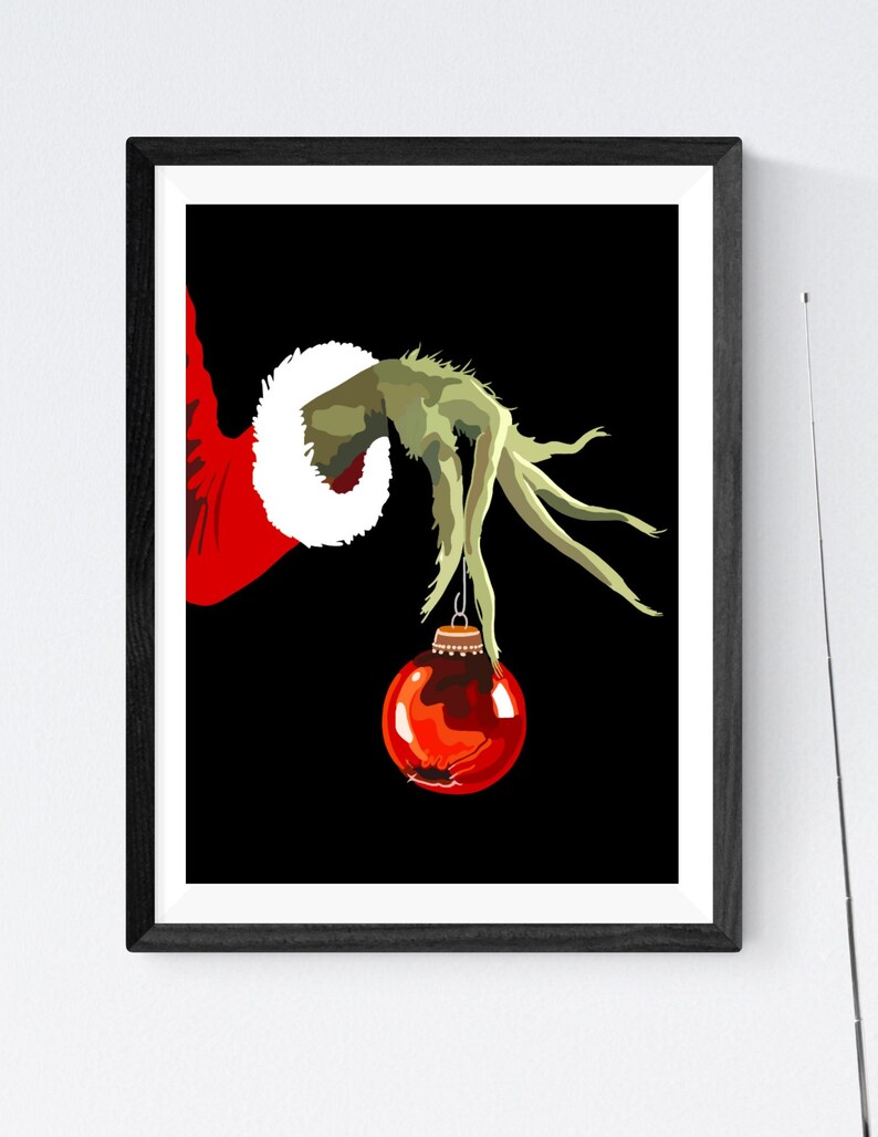 Printable Grinch Print I Christmas Grinch Wall Art I Christmas ...