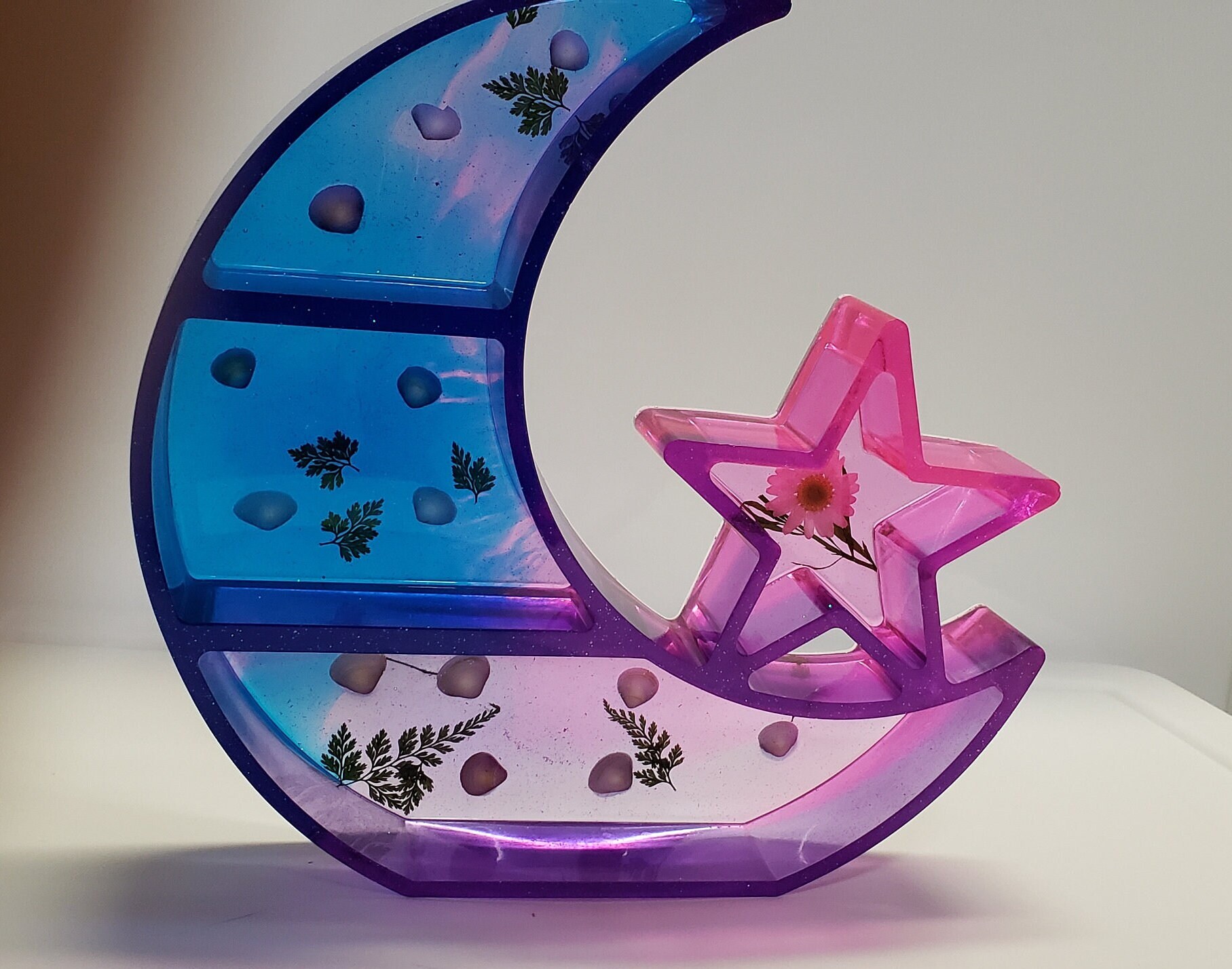 Crescent Moon & Star Shelf - Etsy