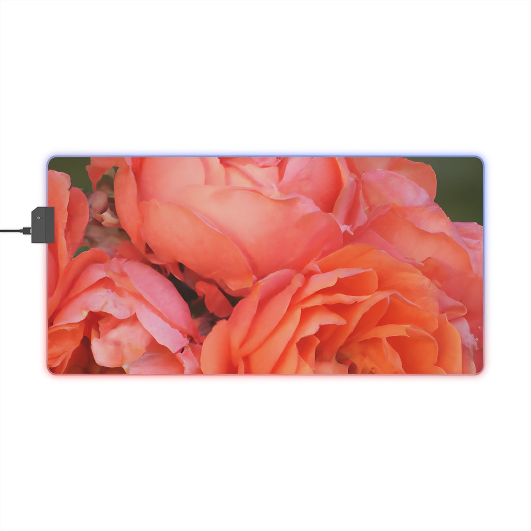 Roses LED Gaming Mousepad - Etsy