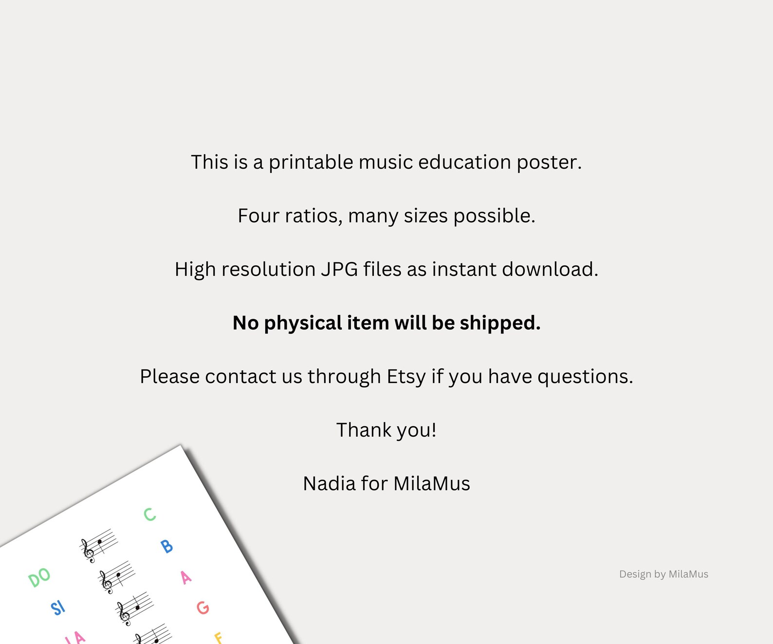 Music Education Posters, Piano Classroom Decor, Music Notes Names ...