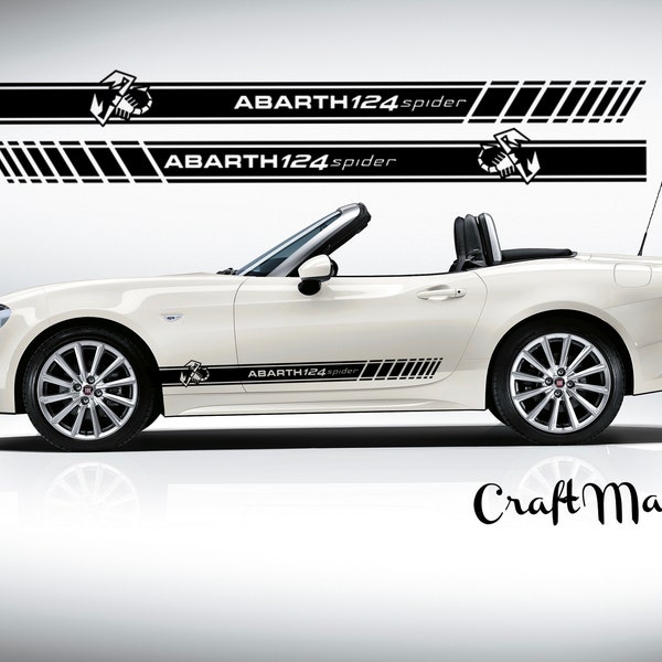 Fiat 124 spider decals - Etsy France