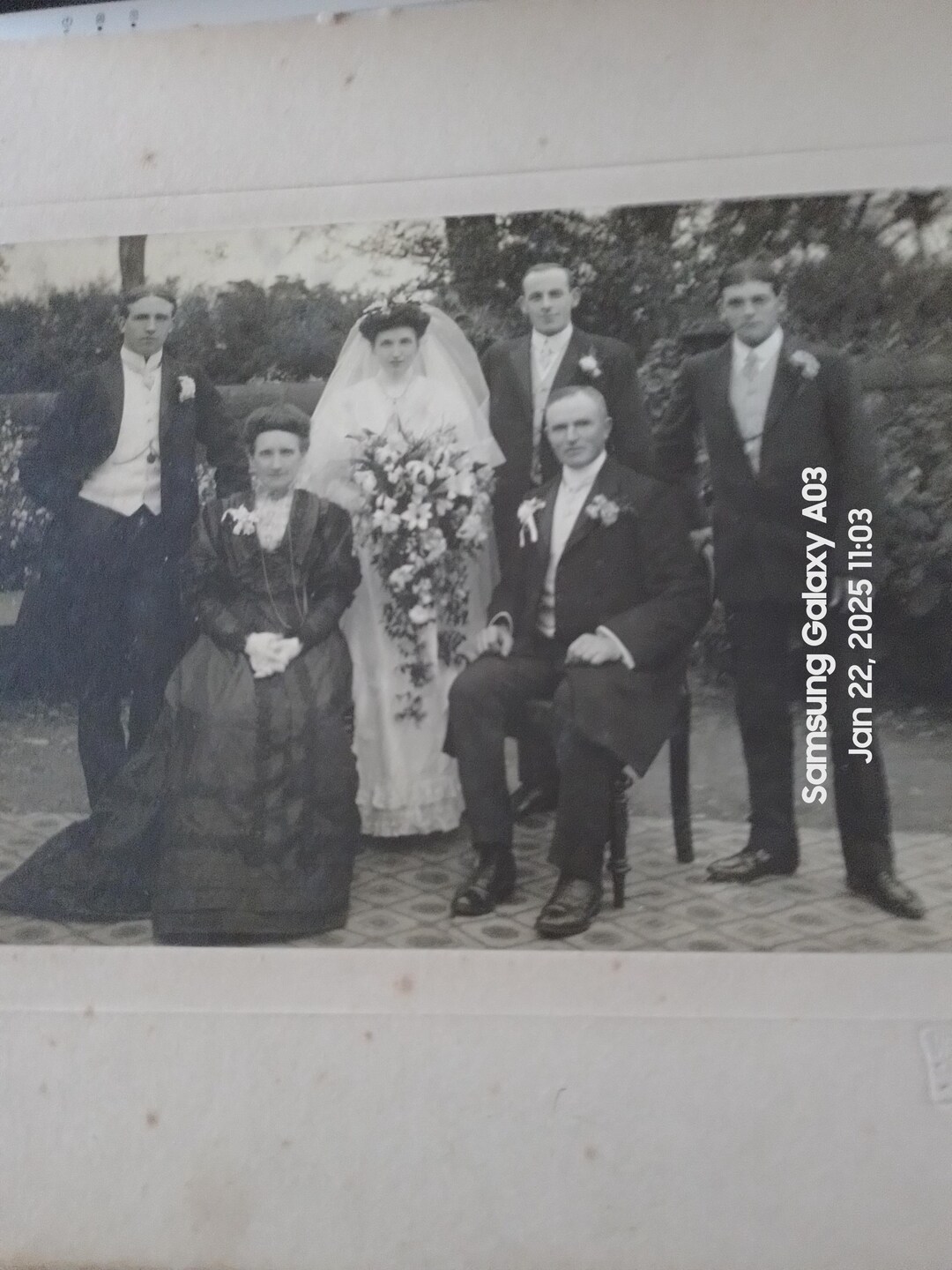 Very Vintage Wedding Group Photograph - Etsy