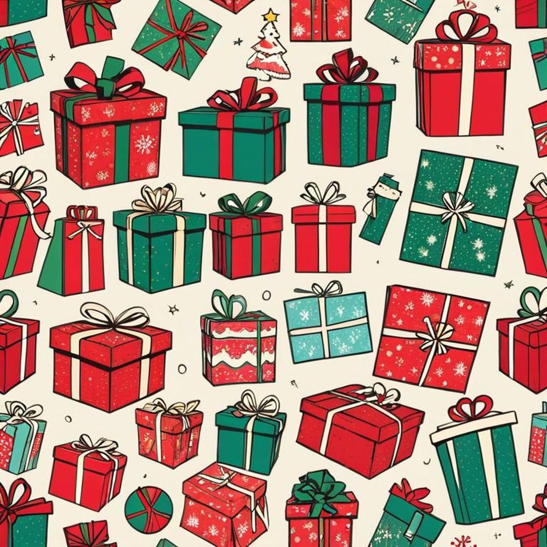 Christmas Presents Collage Download Digital File - Etsy