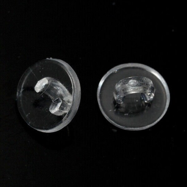 Clear Glass Buttons - Etsy