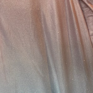 Ombre Glitter Silver /pink 2 Way Stretch Mesh Sold by the Yard - Etsy