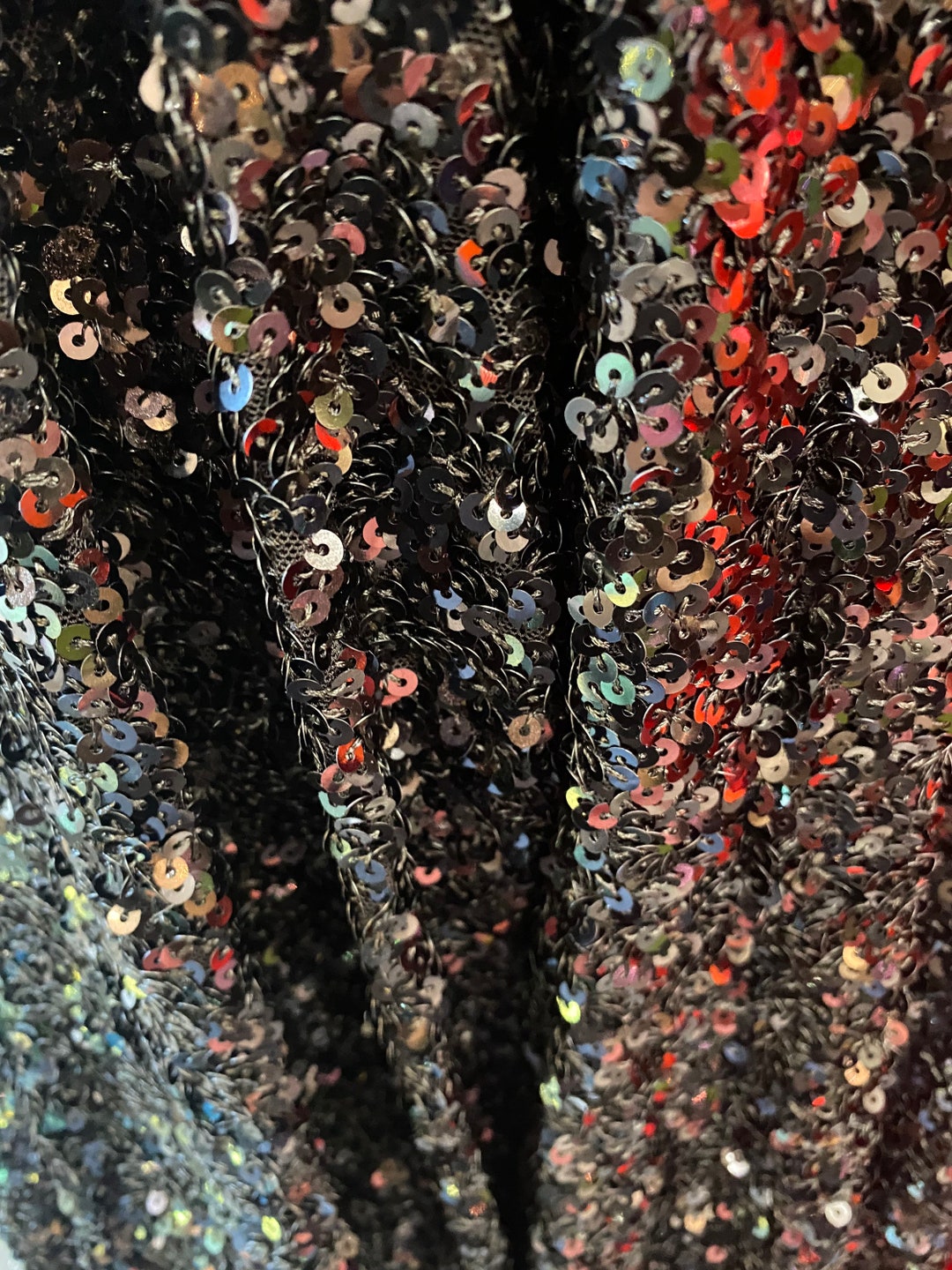 Round Sequins Black 4 Way Stretch Power Mesh Fabric Sold by the Yard - Etsy