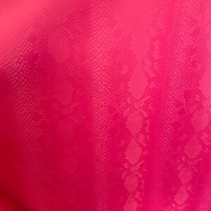 Shiny Snake 4 Way Stretch Pink Latex With Thick Spandex Fabric Sold by ...