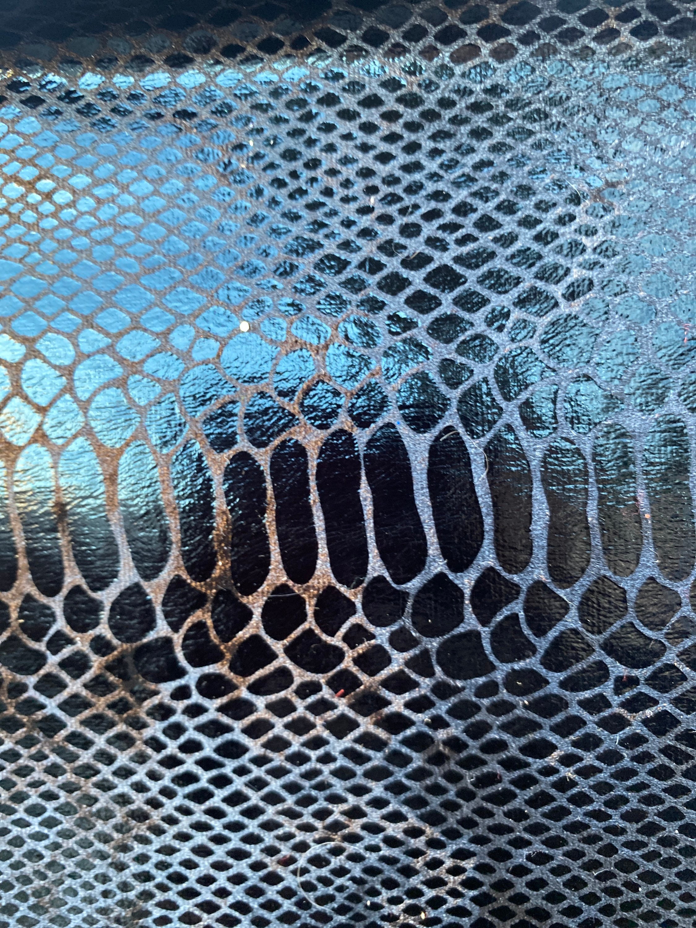 Snake Design Black Velvet 4way Stretch Fabric Sold by the Yard - Etsy