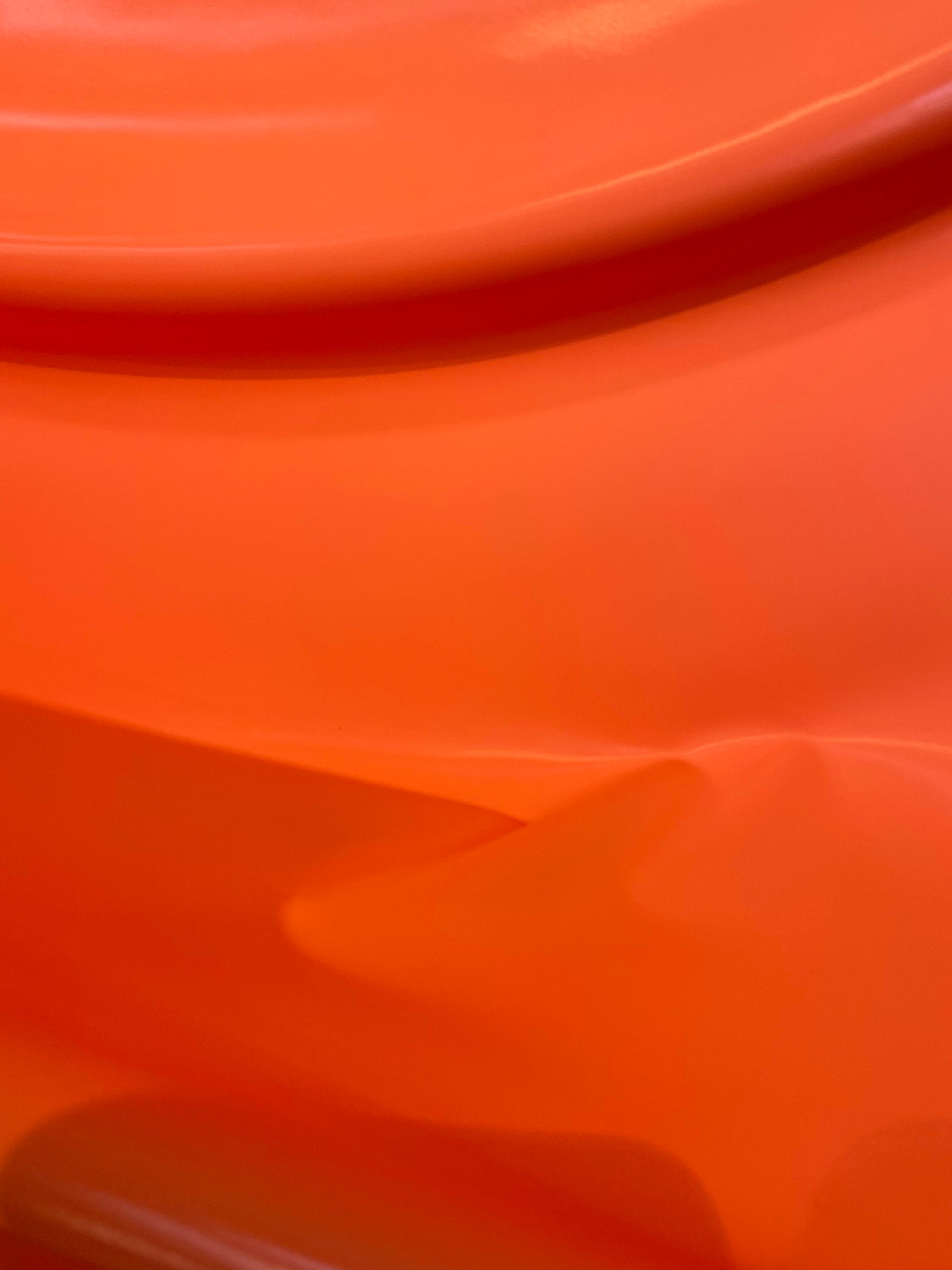 Shiny 4 Way Stretch Neon Orange Latex With Thick Spandex - Etsy