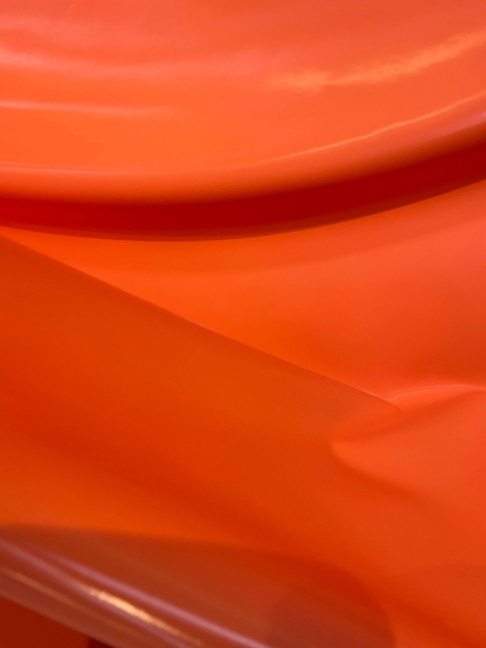 Shiny 4 Way Stretch Neon Orange Latex With Thick Spandex - Etsy