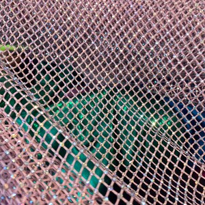 Pink Fish Net With Rhinestones Iredecen Stretches for All 4 Sides Sold ...