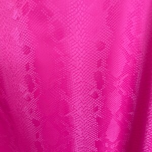 Shiny Snake 4 Way Stretch Pink Latex With Thick Spandex Fabric Sold by ...