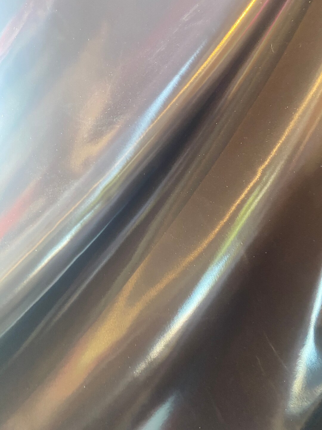 Shiny 4 Way Stretch /brown Latex With Thick Spandex Fabric Sold by the ...