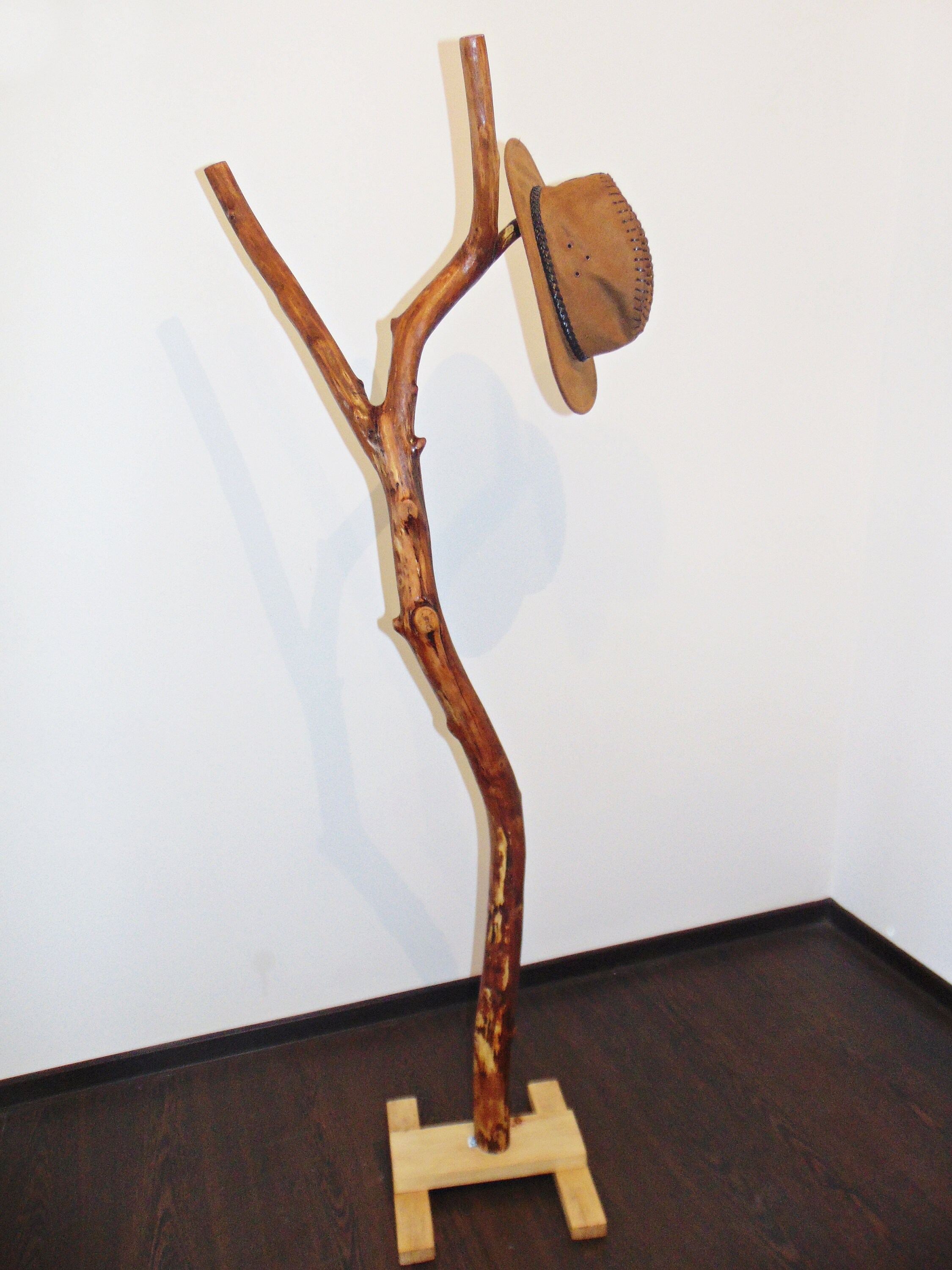 Driftwood Free Stand Rack.hat Rack Stand.free Standing Coat - Etsy