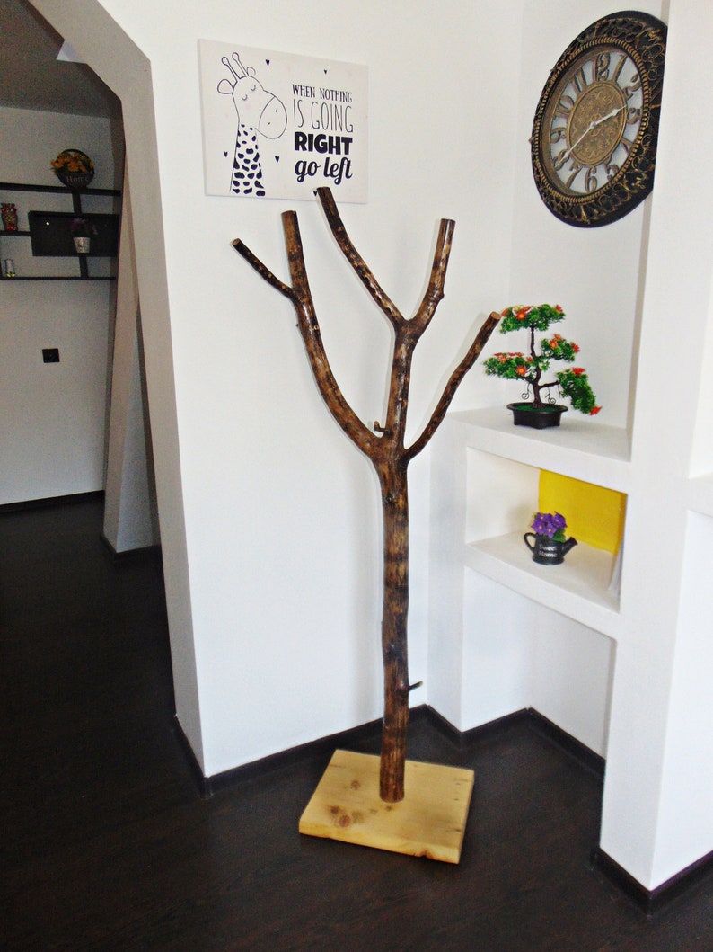 Driftwood Free Standing Wooden,tree Coat Rack,driftwood Rack,clothes ...