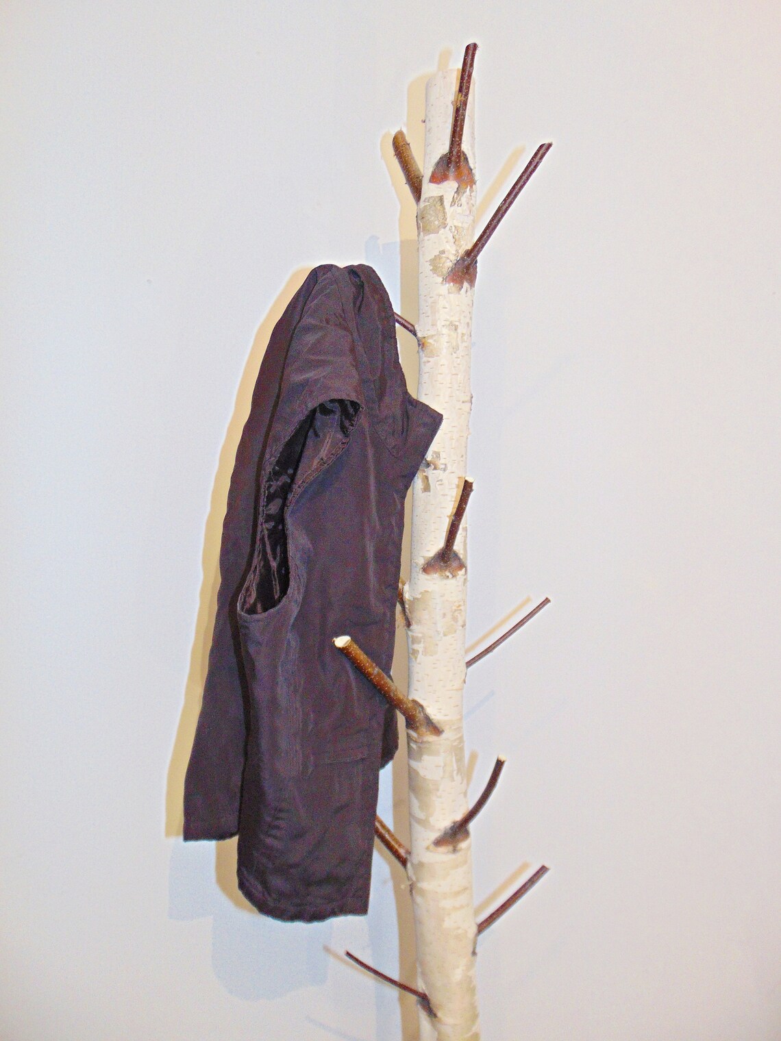 Custom Birch Tree,birchwood Hooks,free Stand Birch Coat Rack,real Birch ...