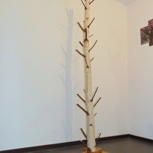 Custom Birch Tree,birchwood Hooks,free Stand Birch Coat Rack,real Birch ...