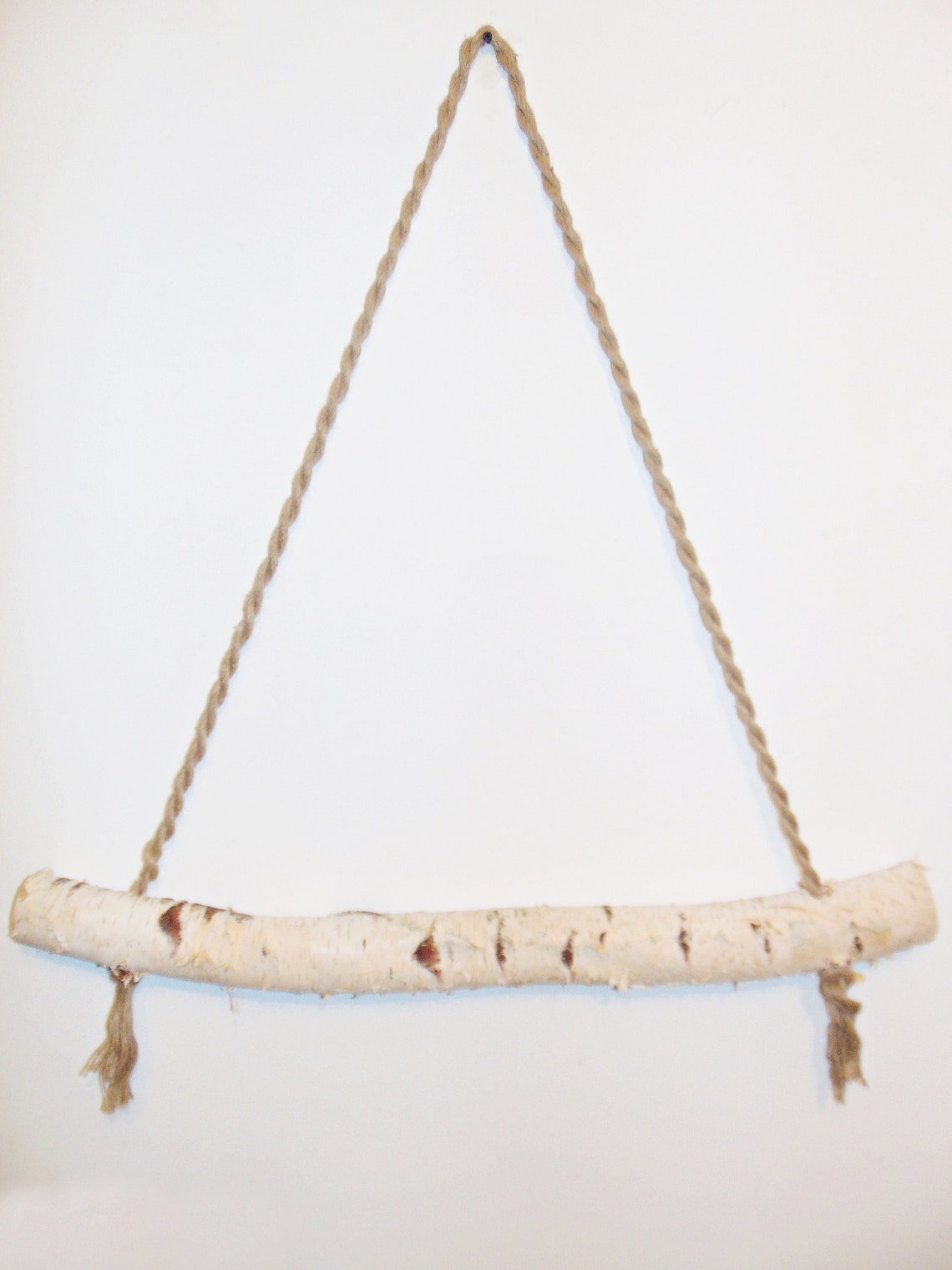 Birchwood Log for Wall Hanging Decorationnatural | Etsy