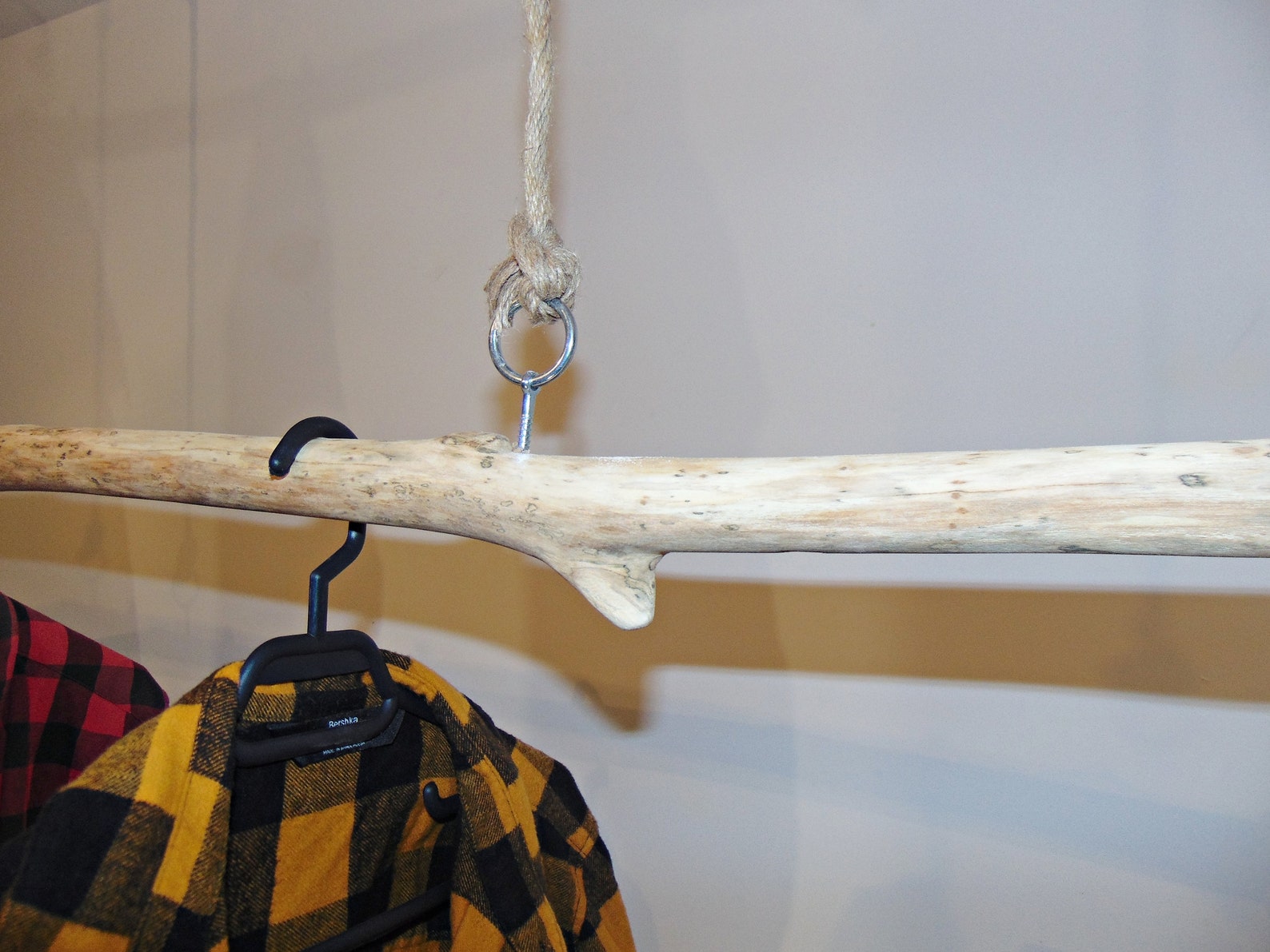 Hanging Driftwood Branch Clothing Rack - Etsy