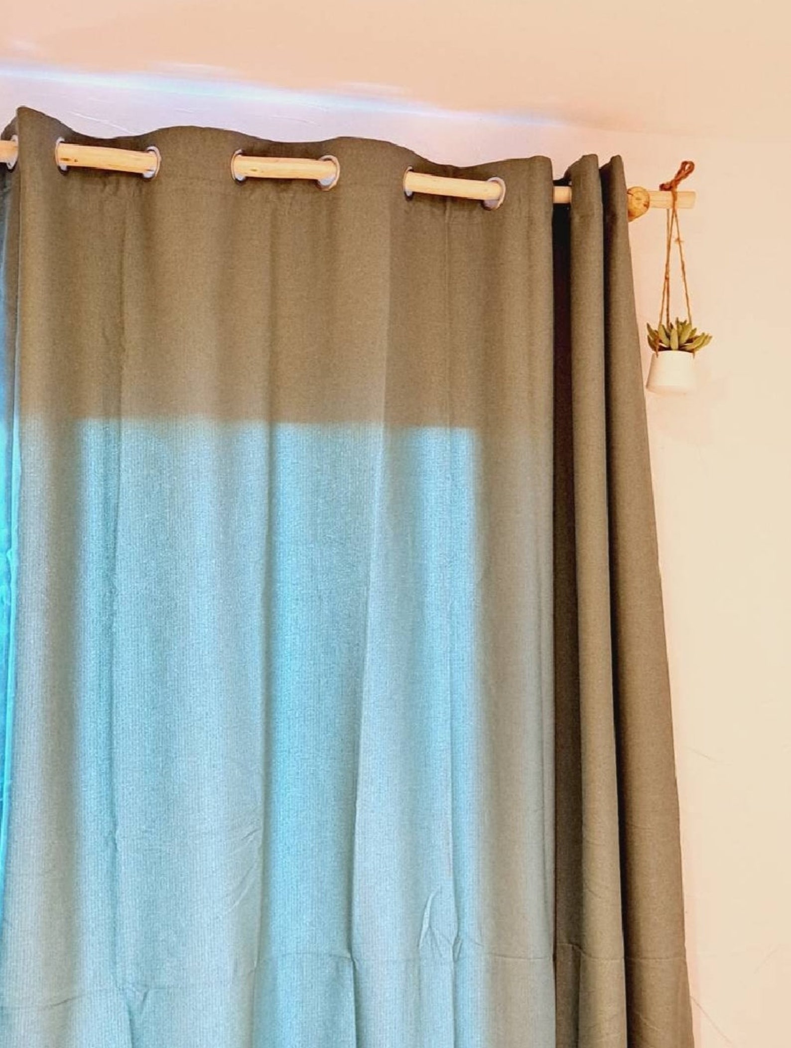 Natural Wood Curtain Rods,rustic Rods, Reclaimed Wood Window Treatment ...