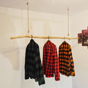 Hanging Driftwood Branch Clothing Rack - Etsy