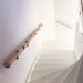 Kit Staircase Handrail,birch Log Handrail,wall Mounted Hand Rail ...