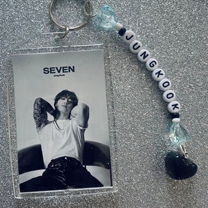 BTS Inspired Double Sided Jungkook Seven Keychain , Kpop Keychains ...
