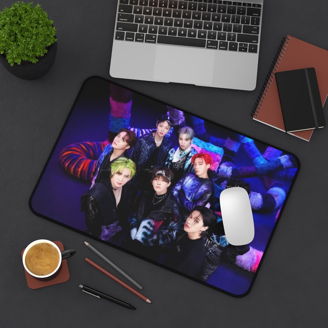 Ateez Inspired Computer Laptop Desk Mat, Kpop 12"x18" Desk Mat, K-pop ...