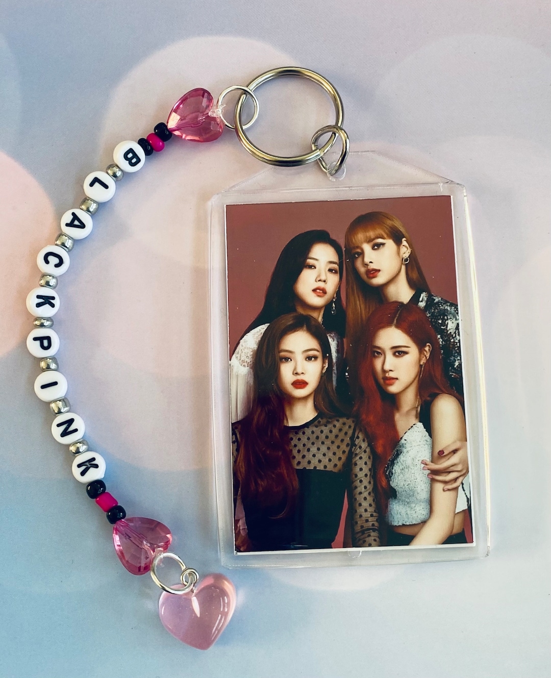 Black Pink Inspired Double Sided Keychain, Kpop Keychain, Jennie, Lisa ...