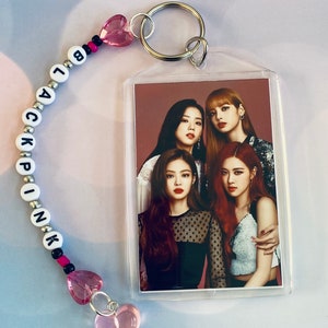 Black Pink Inspired Double Sided Keychain, Kpop Keychain, Jennie, Lisa ...
