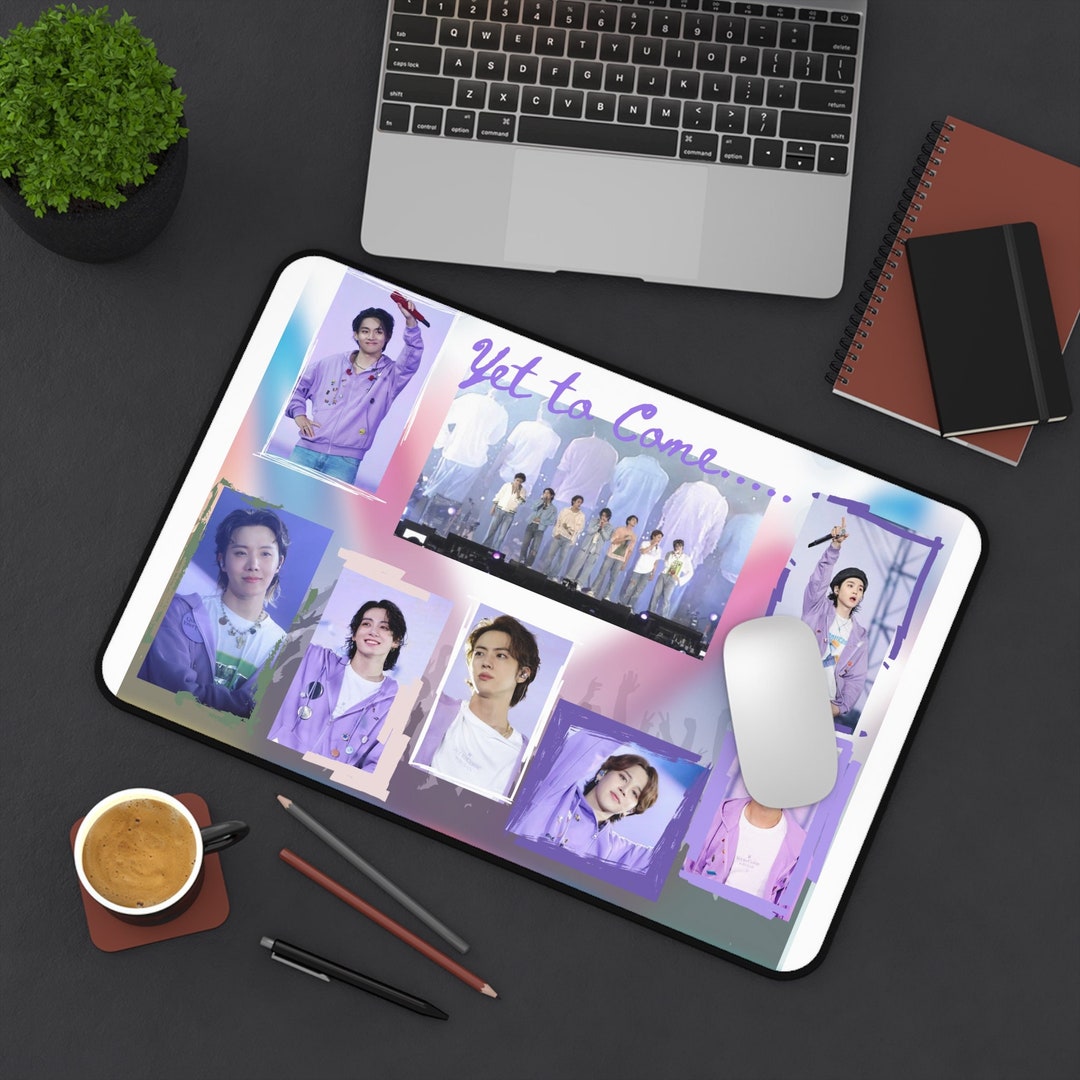 BTS yet to Come Computer Laptop Desk Mat, Kpop 12"x18" Desk Mat, OT7 ...